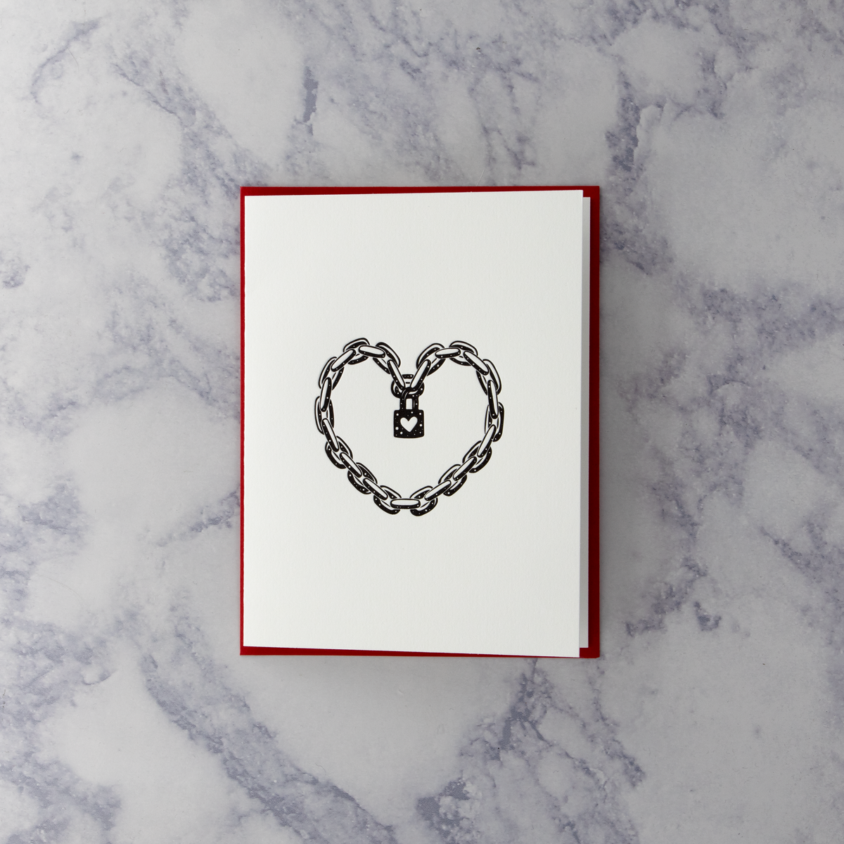 Heart Lock Valentine's Day Card – Bonsai Paper Co.
