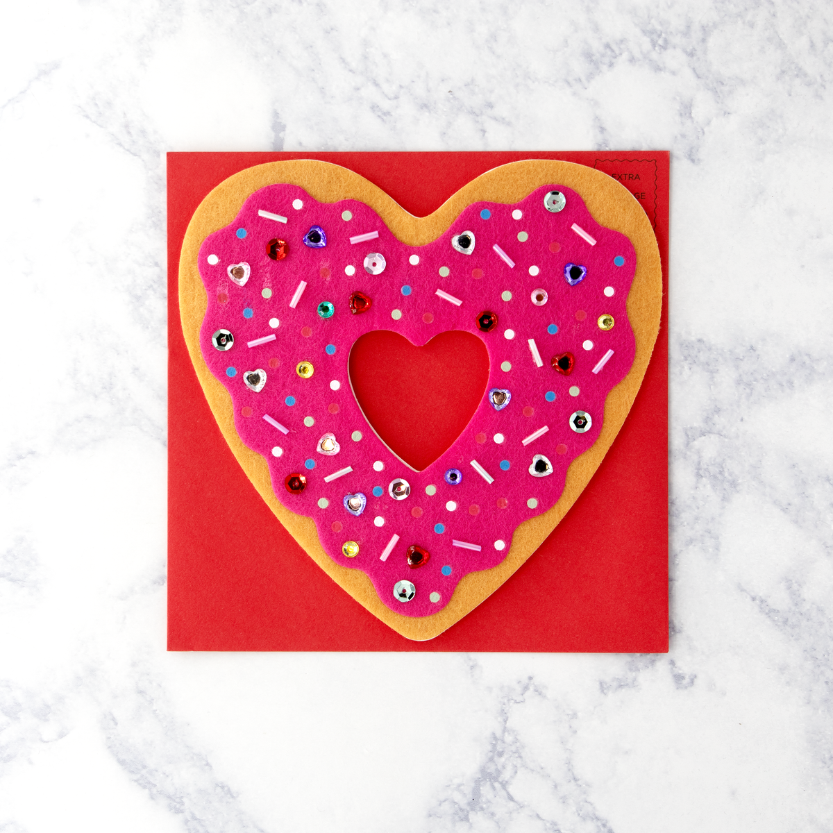 Sprinkled Donut Valentine’s Day Card – Bonsai Paper Co.