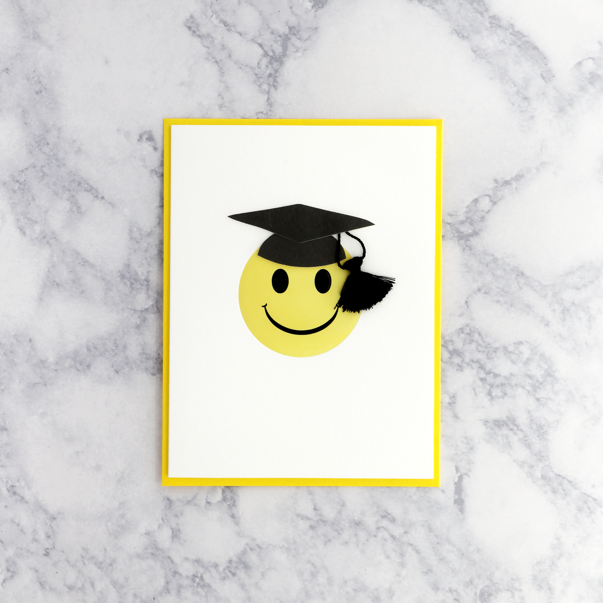 Yellow Emoji Graduation Card – Bonsai Paper Co.