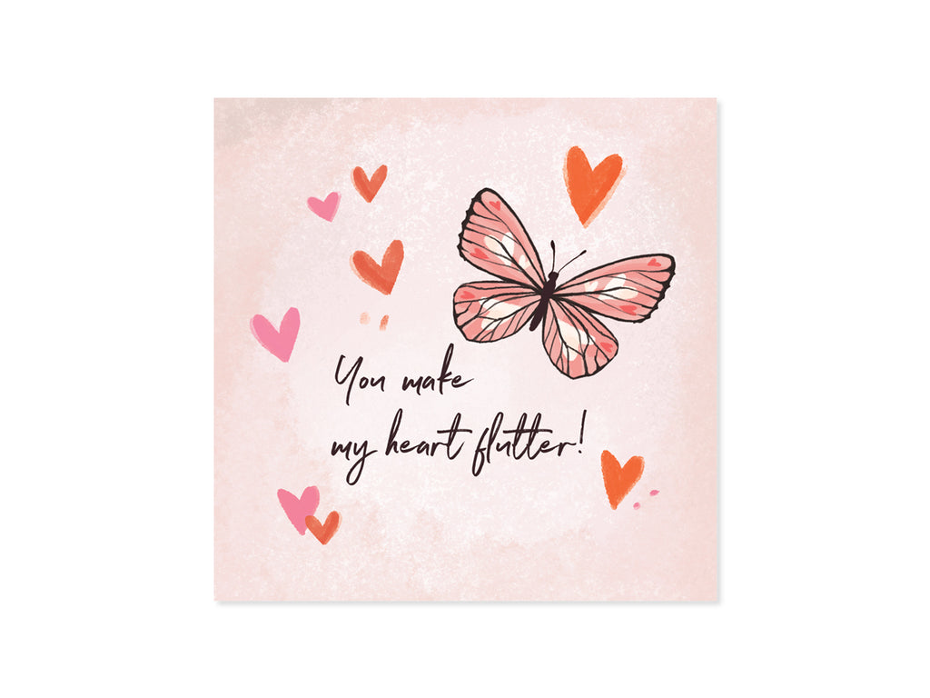 Pop-Up Butterflies "Heart Flutter" Valentine's Day Card – Bonsai Paper Co.