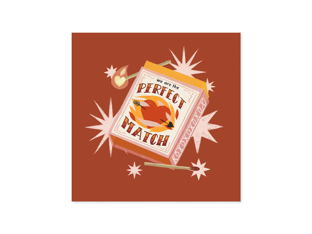 Pop-Up "Perfect Match" Valentine's Day Card – Bonsai Paper Co.