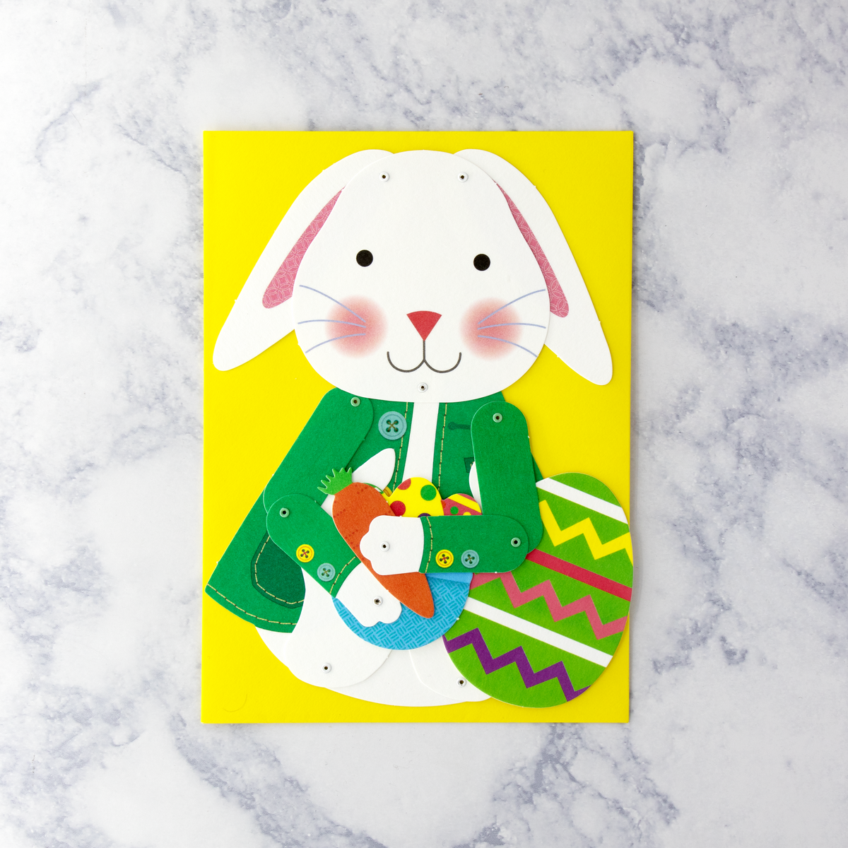 Articulated Bunny Easter Card – Bonsai Paper Co.