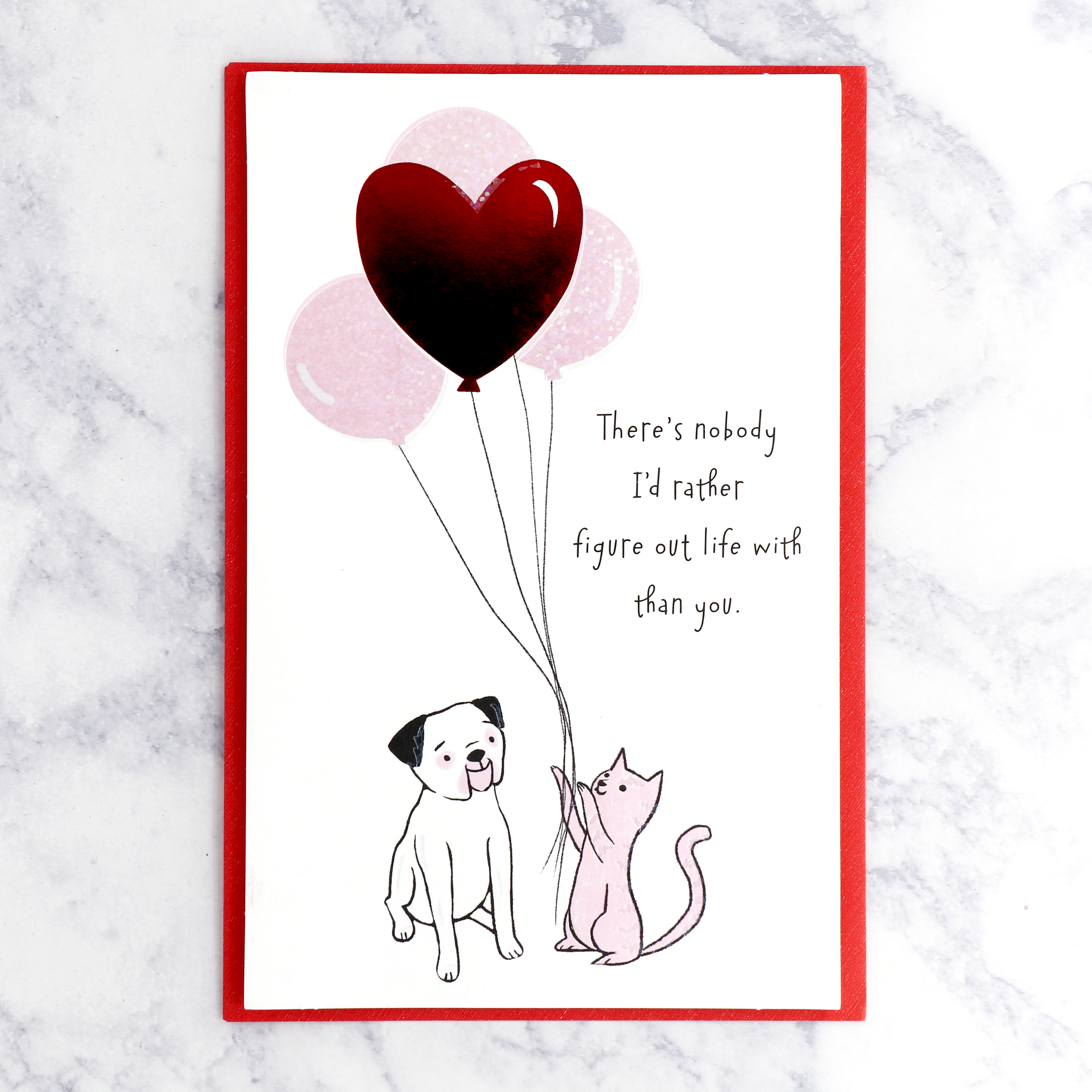 Cat & Dog Valentine's Day Card – Bonsai Paper Co.