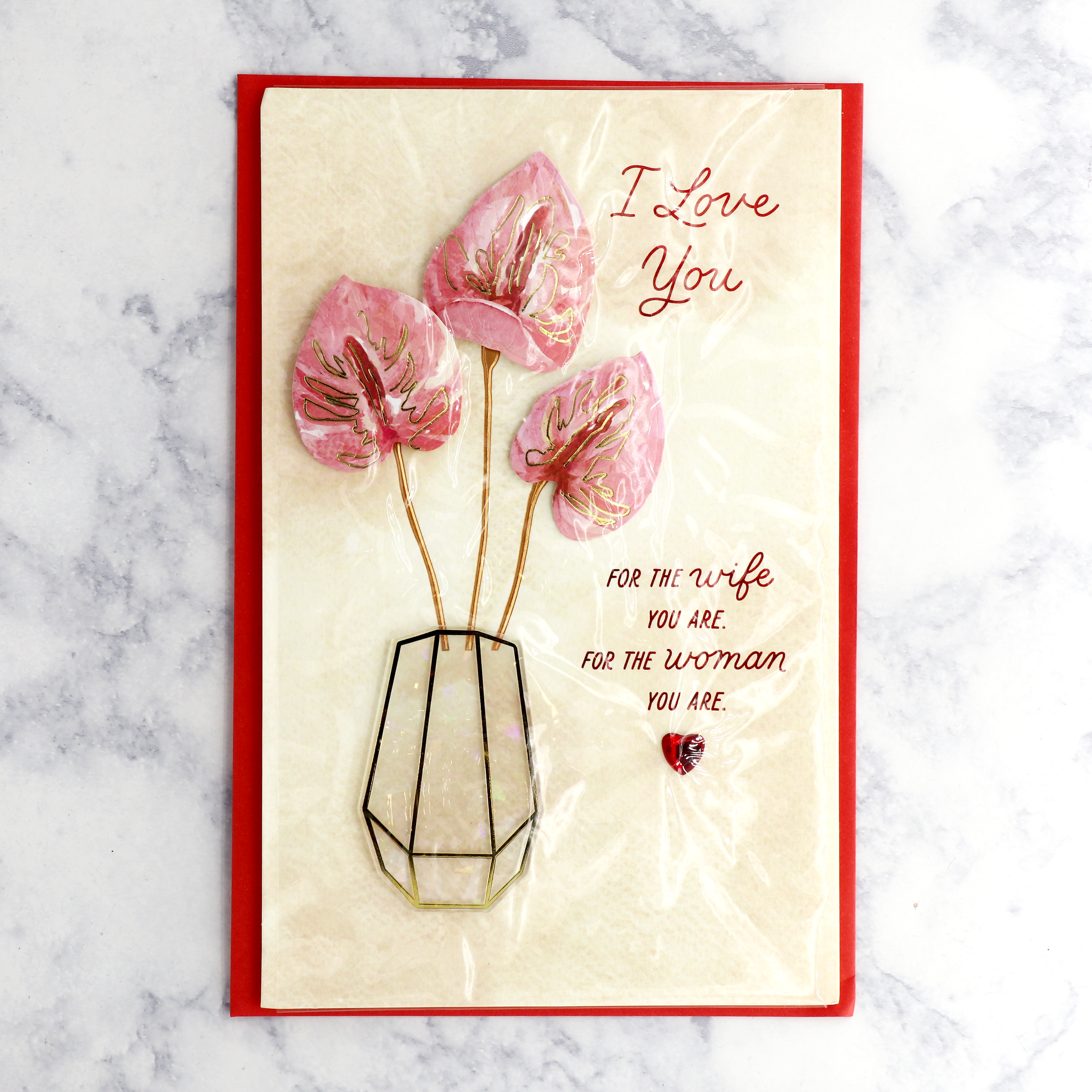 "For The Woman You Are" Valentine's Day Card (Wife) – Bonsai Paper Co.