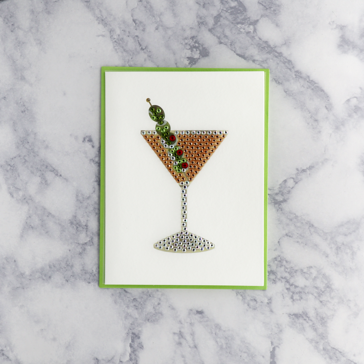 Gemmed Martini Birthday Card – Bonsai Paper Co.