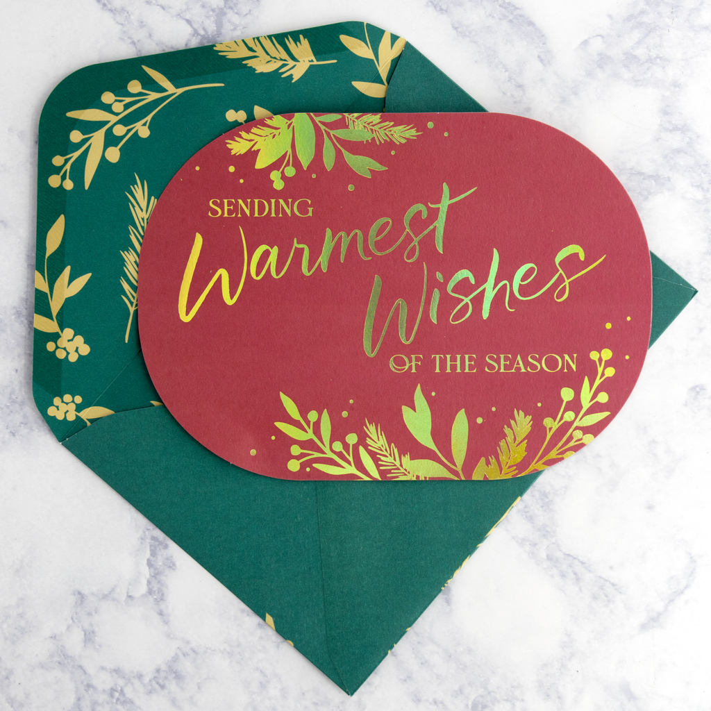 Gold Lettering Holiday Boxed Notes (Set of 16) – Bonsai Paper Co.