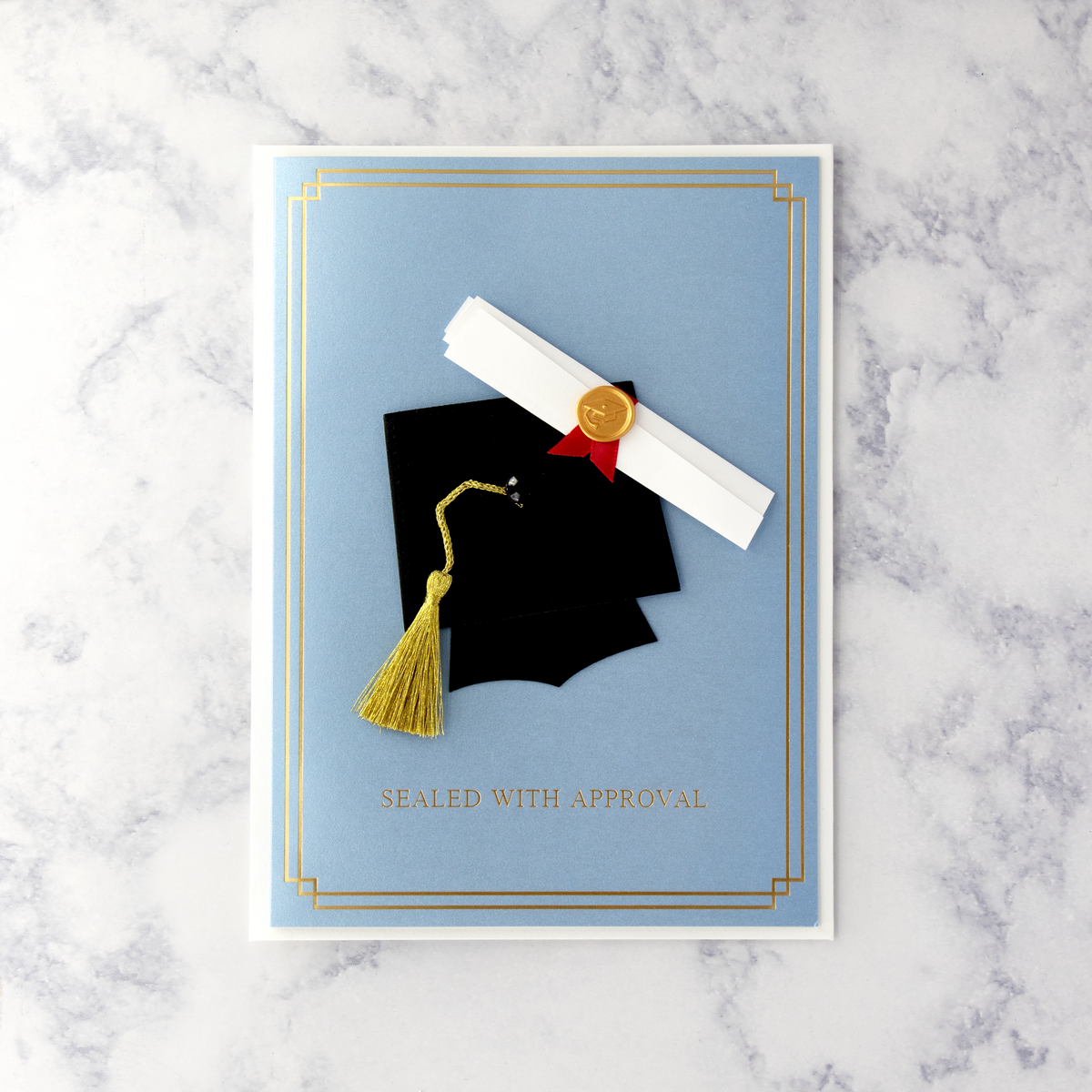 Handmade Sealed Grad Diploma Graduation Card – Bonsai Paper Co.