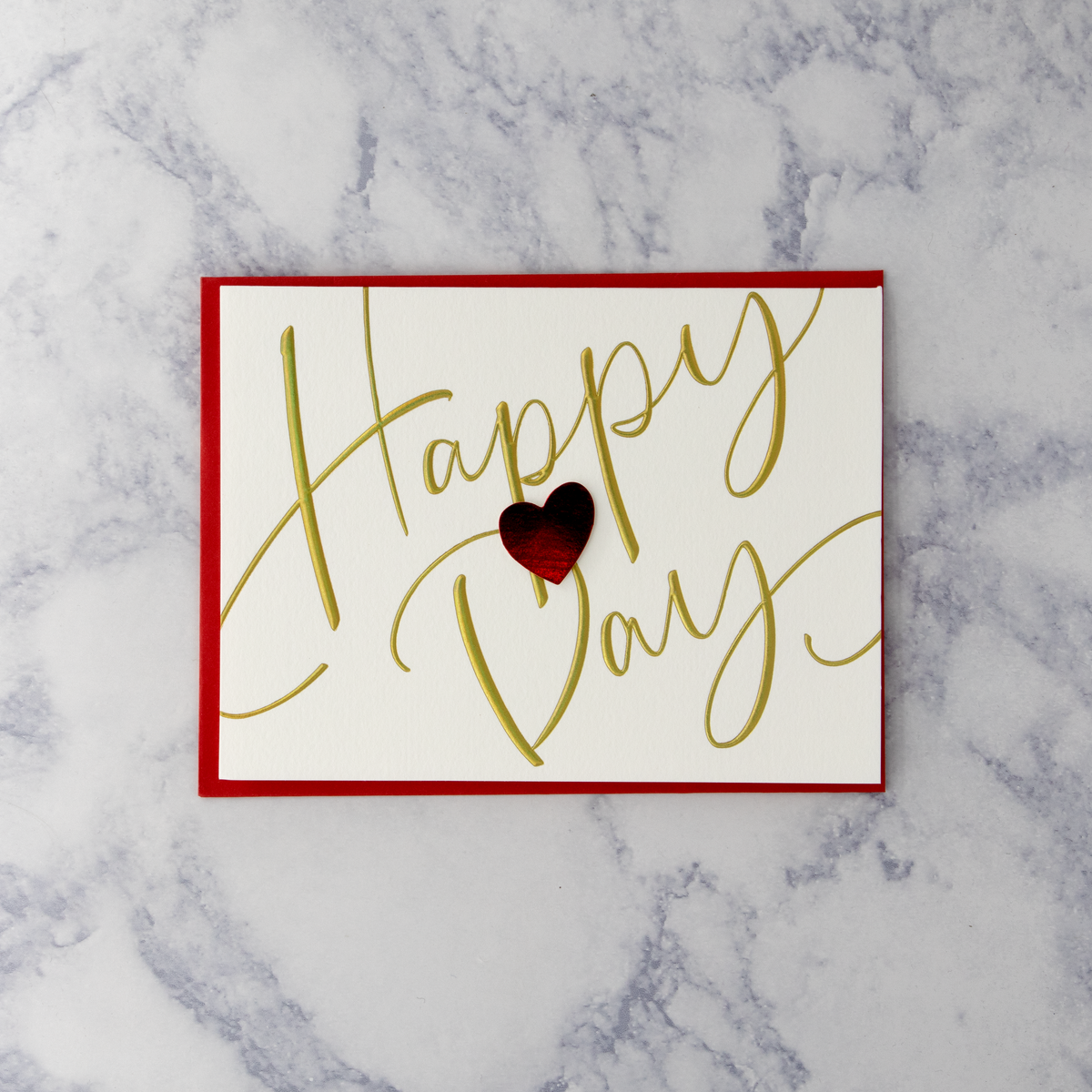 “Happy Heart Day” Valentine’s Day Card – Bonsai Paper Co.