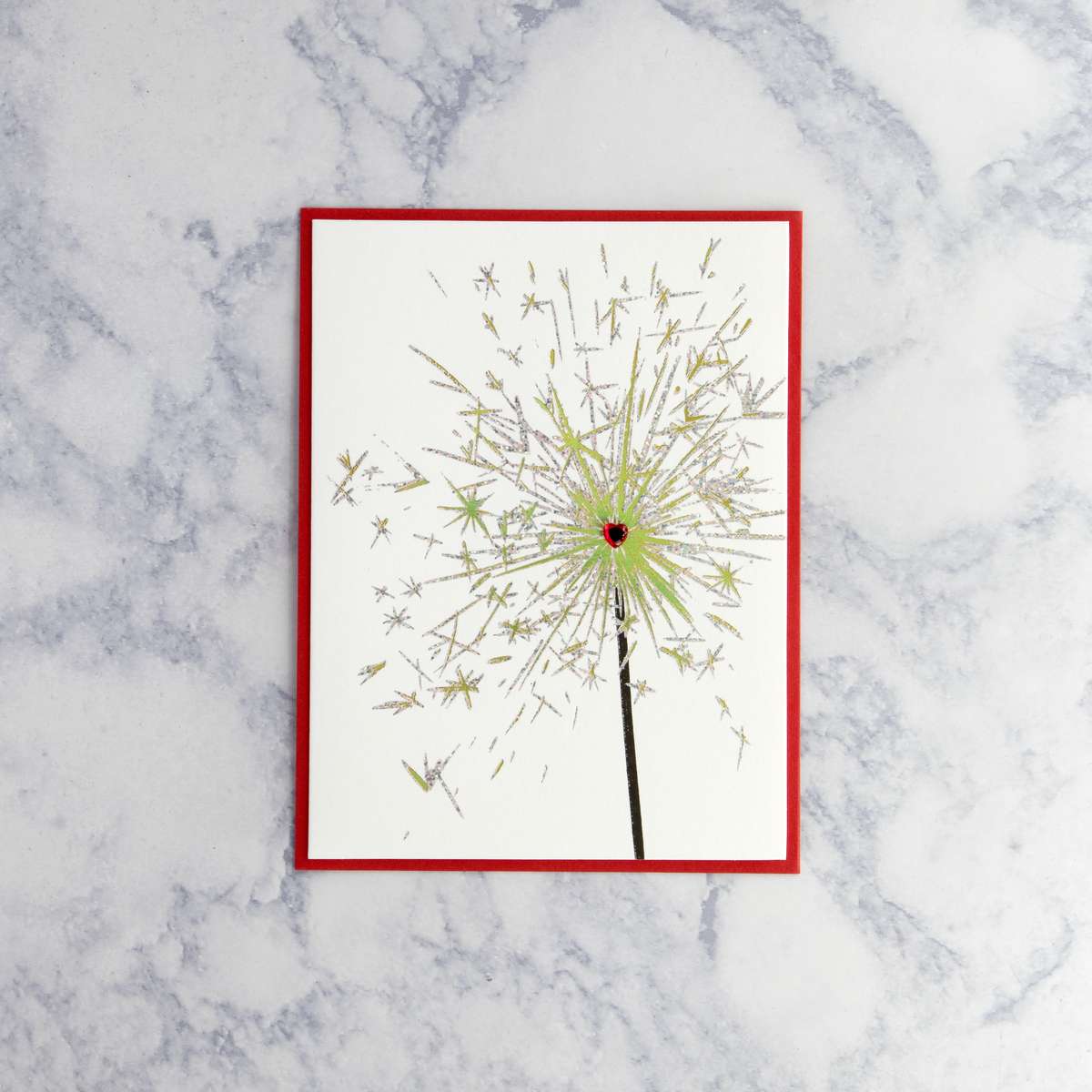 Heart Sparklers Valentine's Day Card – Bonsai Paper Co.