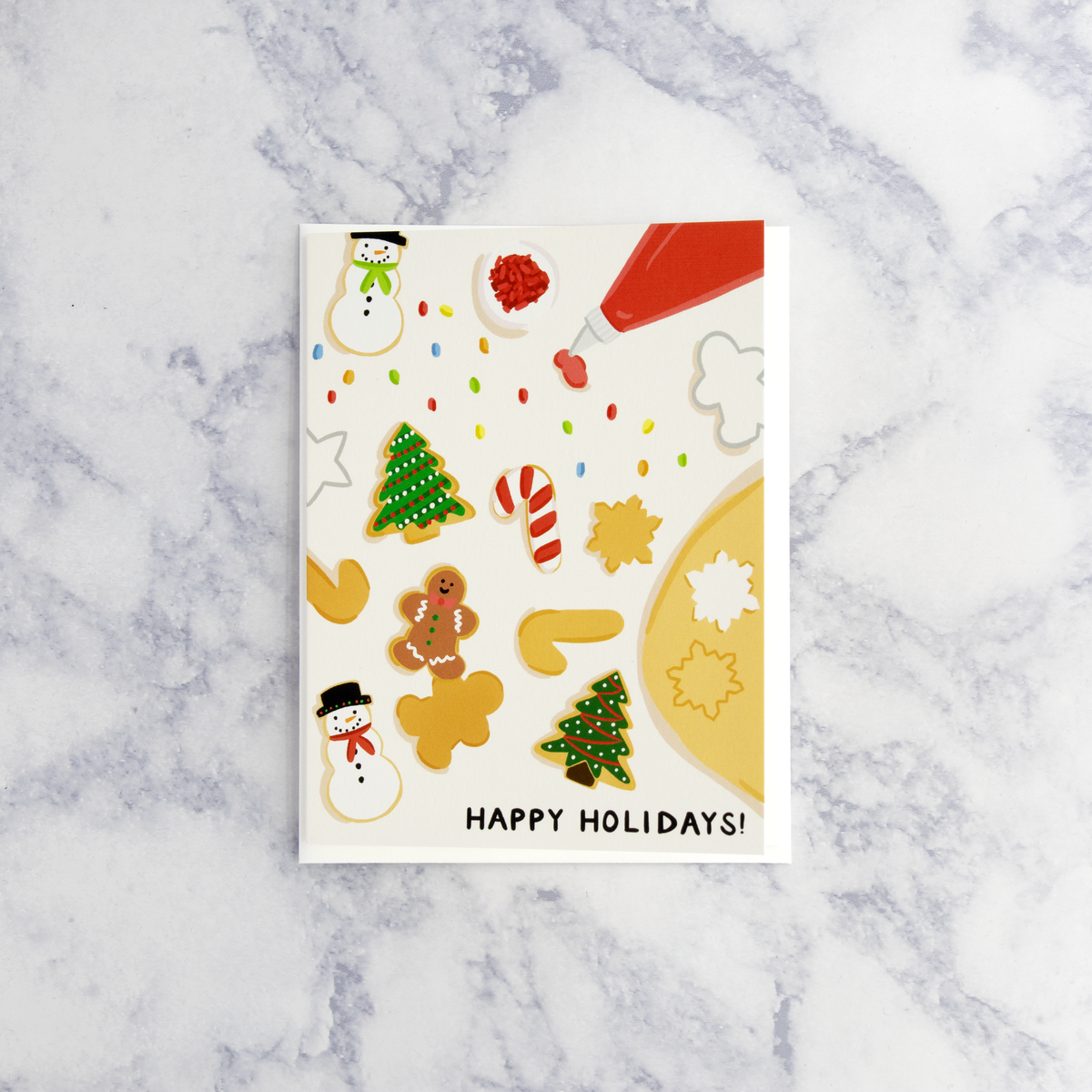 Illustrated Cookies Holiday Card – Bonsai Paper Co.