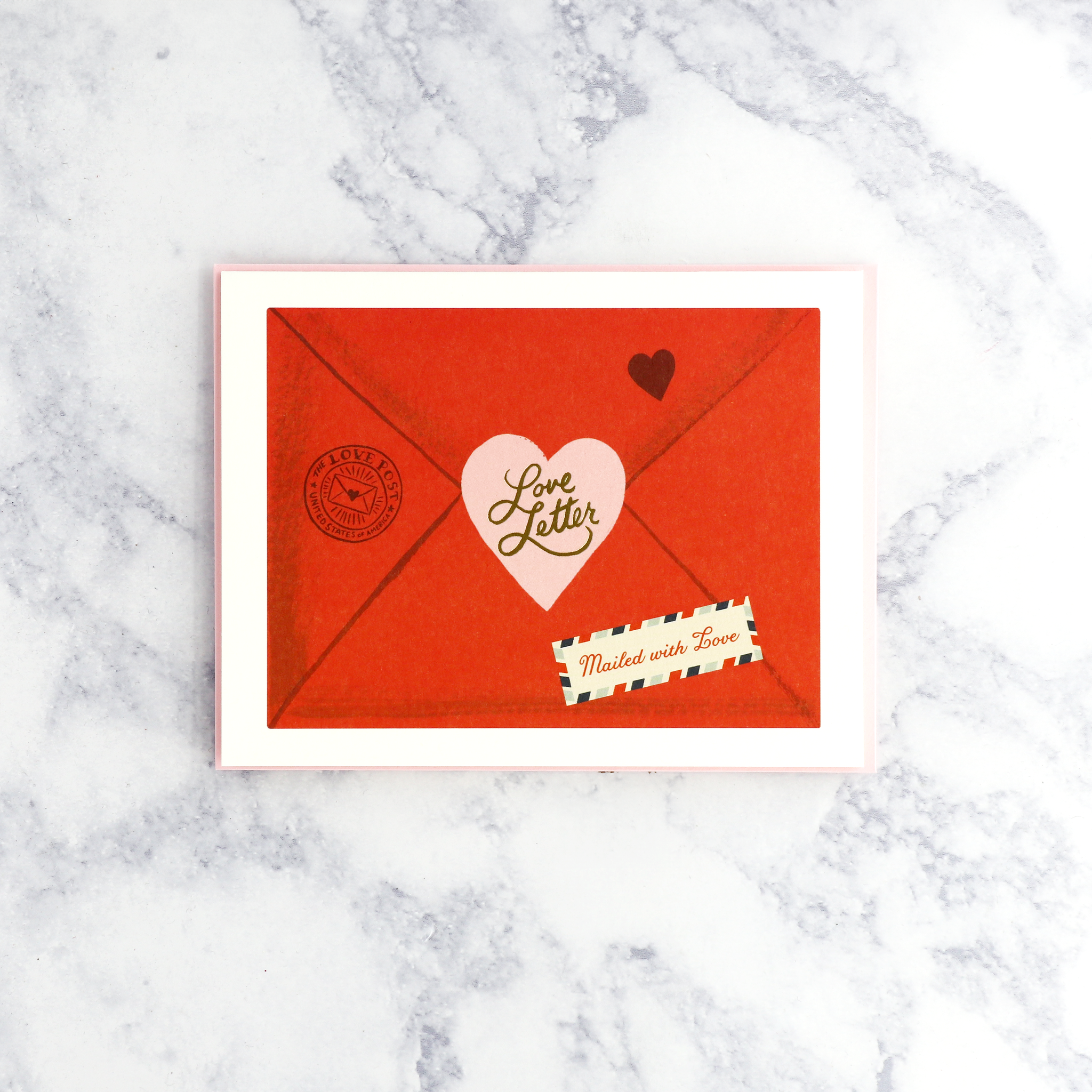 Illustrated Love Letter Valentine's Day Card – Bonsai Paper Co.