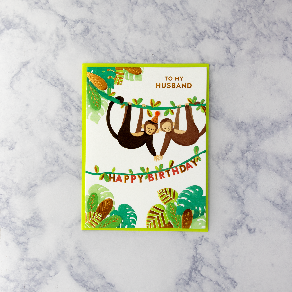 "Monkey Around" Birthday Card (Husband) – Bonsai Paper Co.