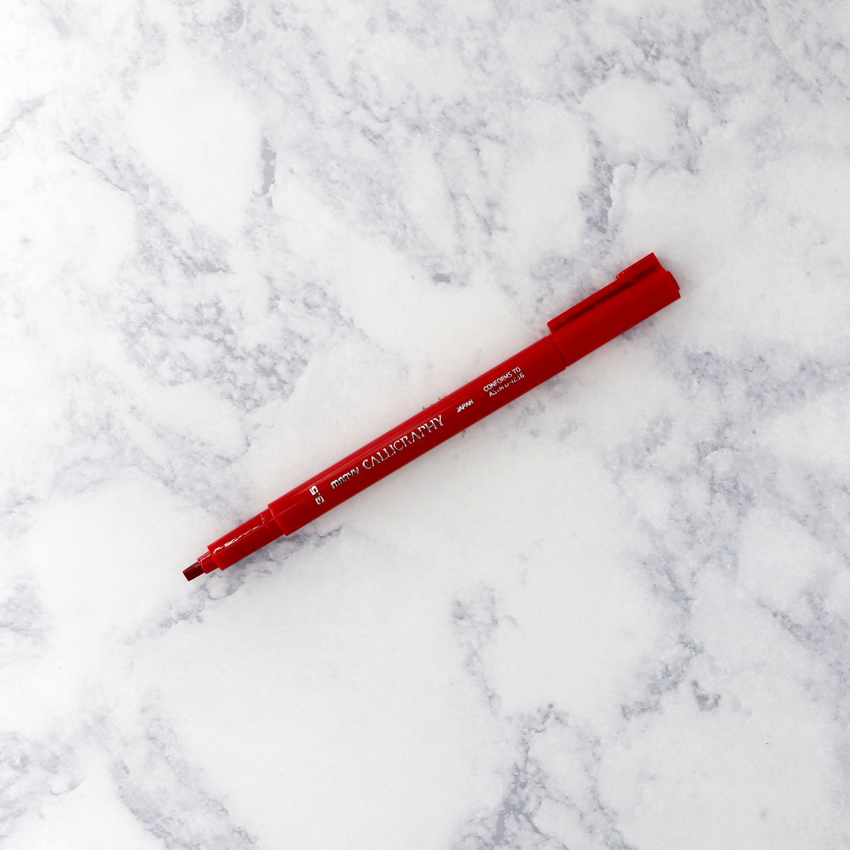 Red 3.5mm Calligraphy Marker Pen – Bonsai Paper Co.