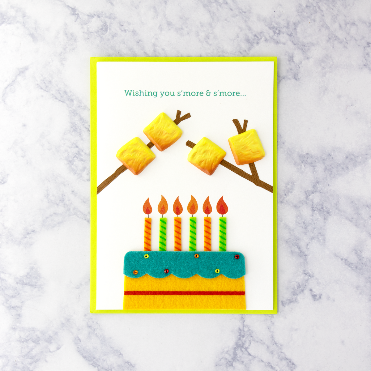 Handmade Smores Birthday Card – Bonsai Paper Co.