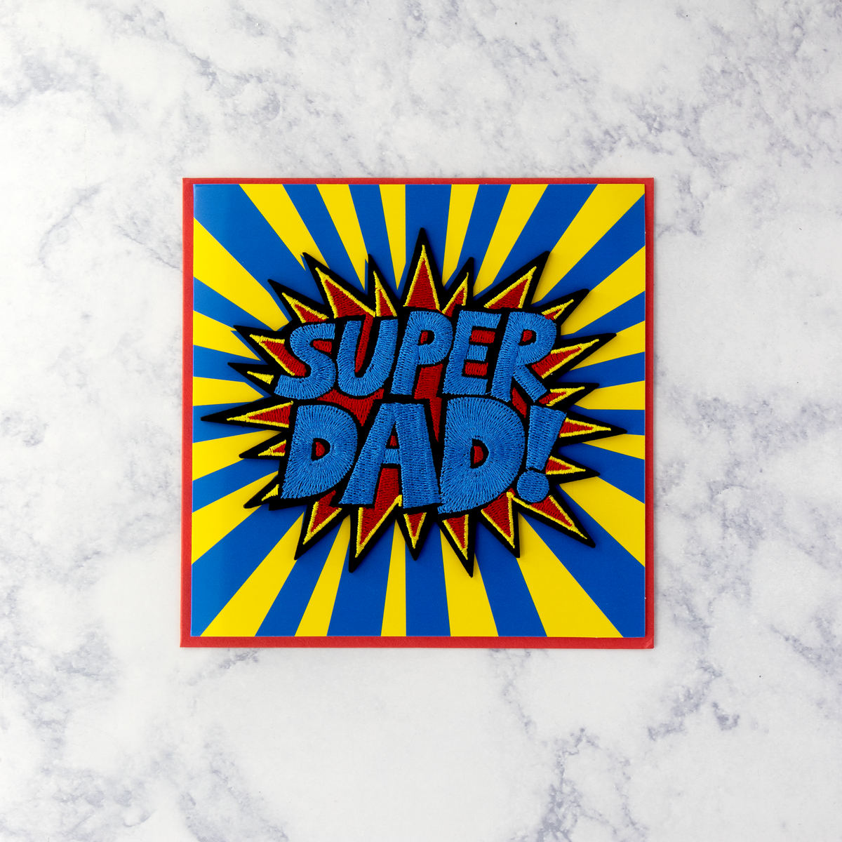 Embroidered "Superdad!" Father's Day Card – Bonsai Paper Co.