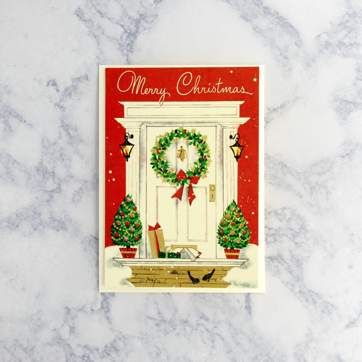 Vintage Festive Home Christmas Card – Bonsai Paper Co.
