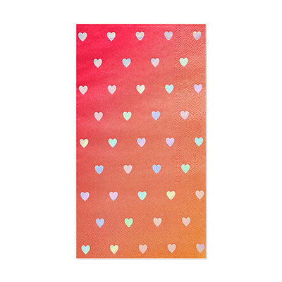 Blush Hearts Valentine's Day Guest Towels (Set of 15) – Bonsai Paper Co.