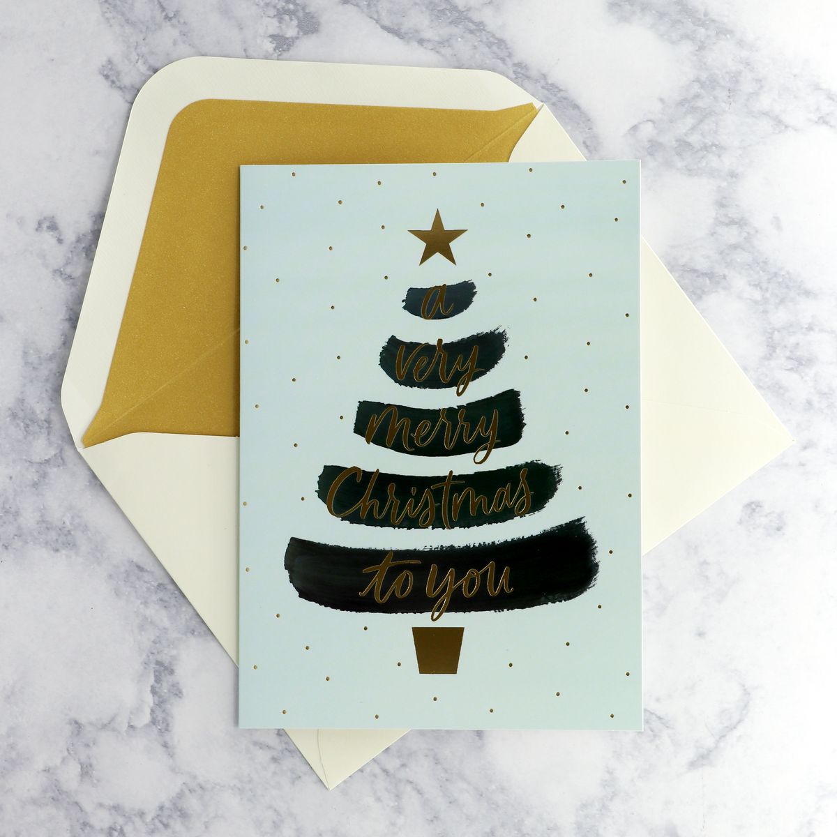 Brushstroke Trees Christmas Boxed Cards (Set of 14) – Bonsai Paper Co.