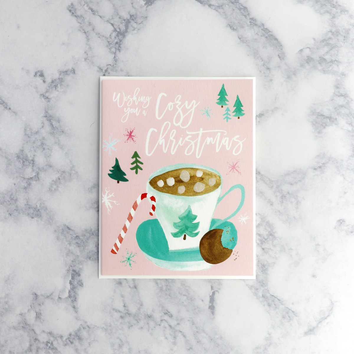 Cozy Drinks Christmas Card – Bonsai Paper Co.