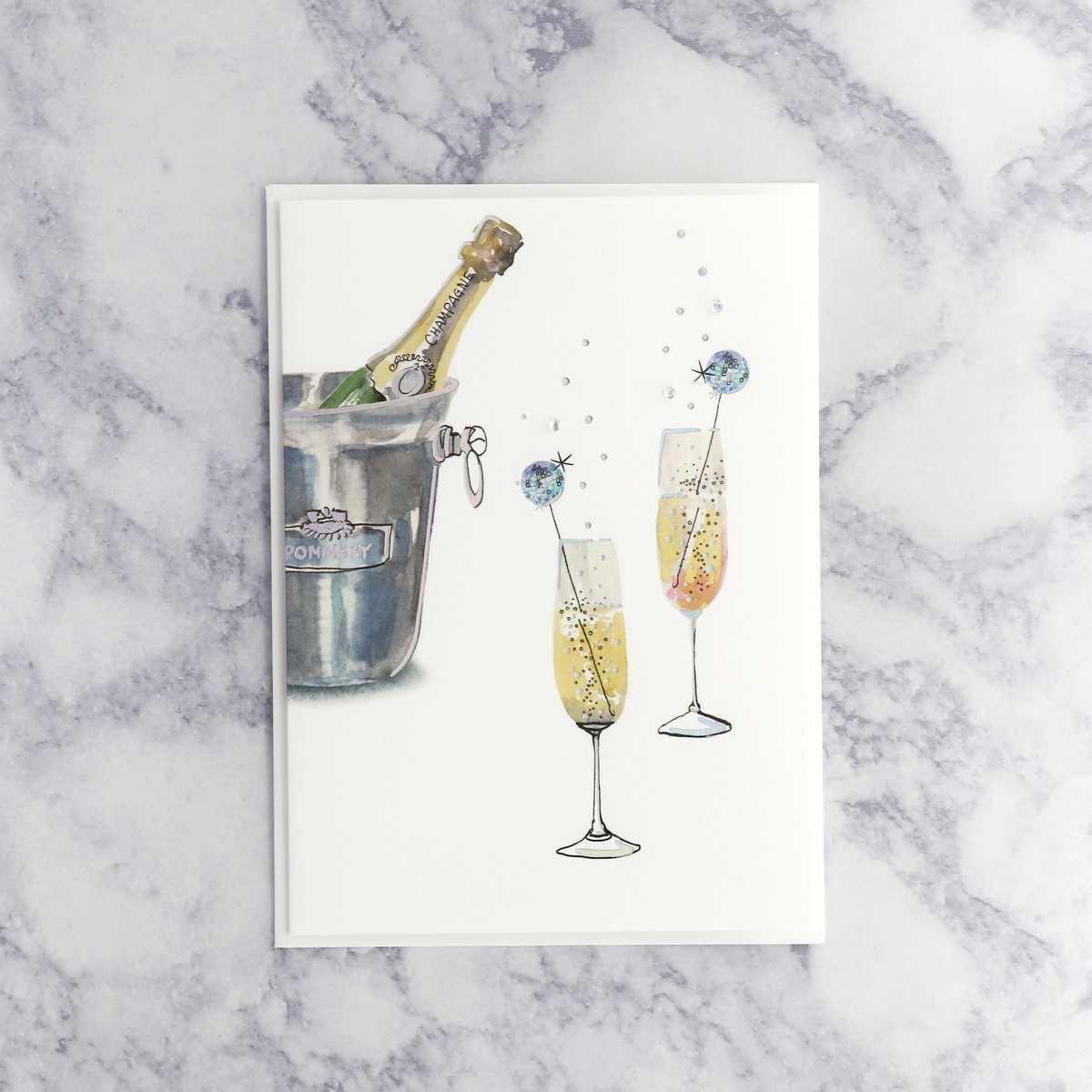 Disco Sticks Wedding Card – Bonsai Paper Co.