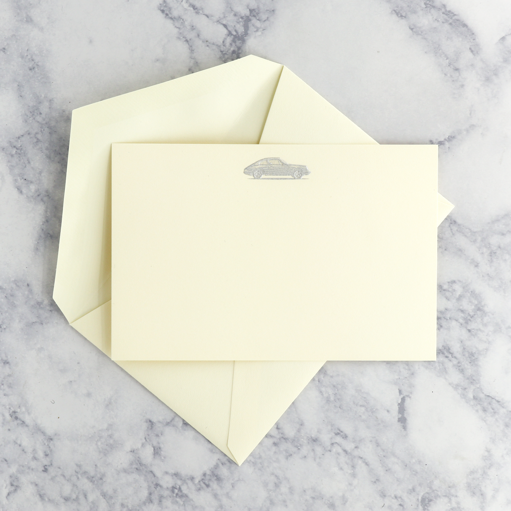 Engraved Porsche 911 on Ecruwhite Boxed Cards (Set of 10) – Bonsai ...