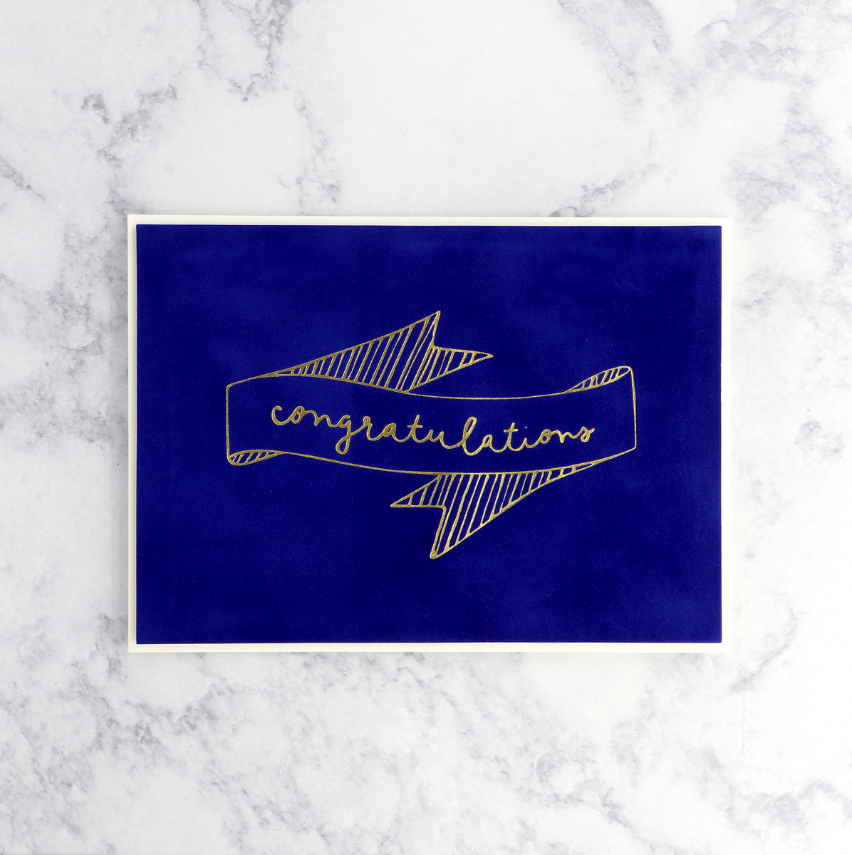 Navy Congratulations Card – Bonsai Paper Co.