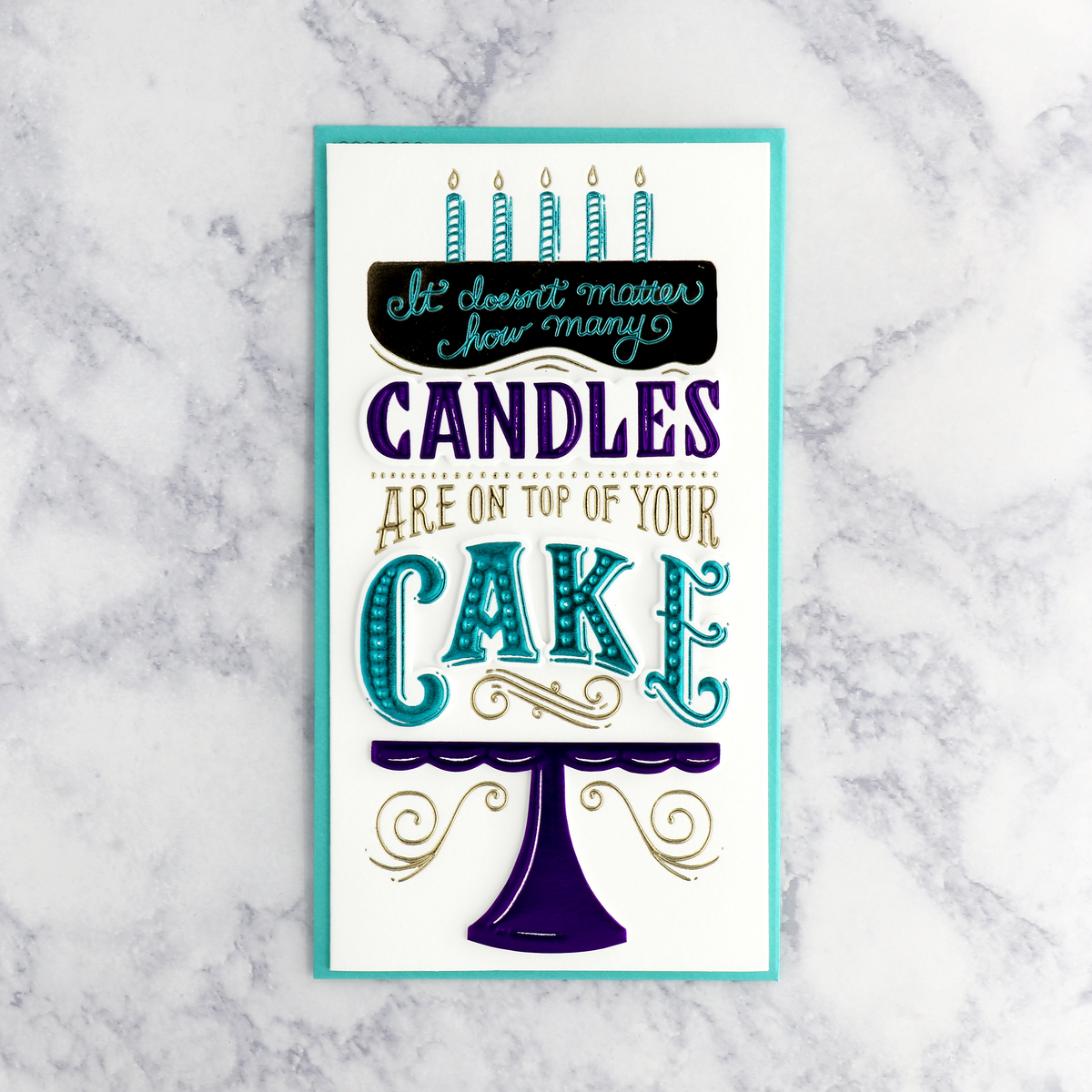 Lettering Cake Birthday Card – Bonsai Paper Co.