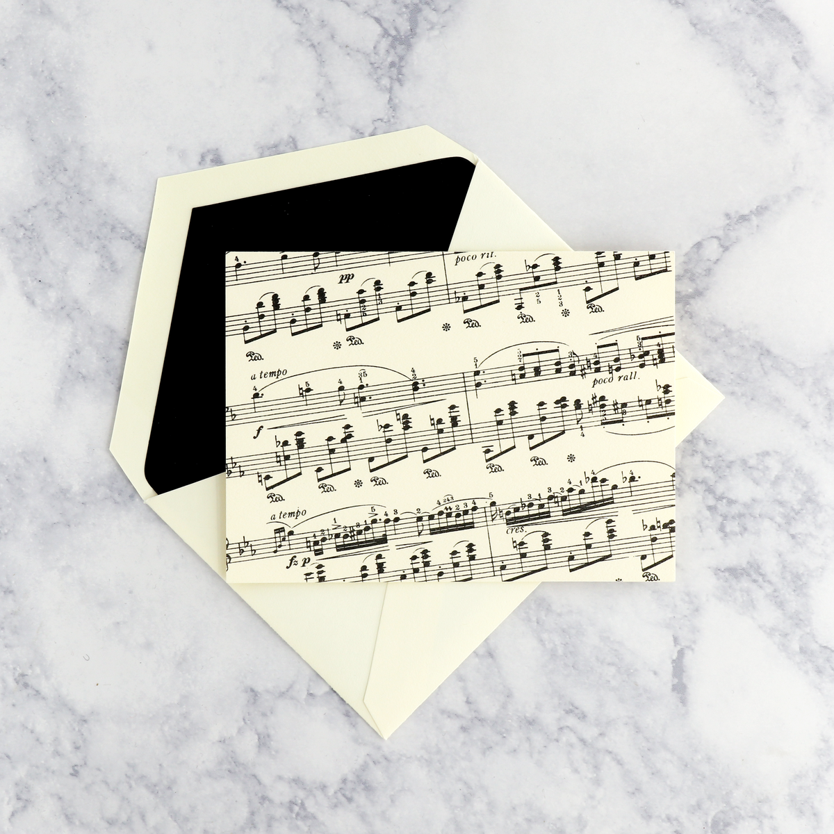 Sheet Music Boxed Notes (Set of 10) – Bonsai Paper Co.