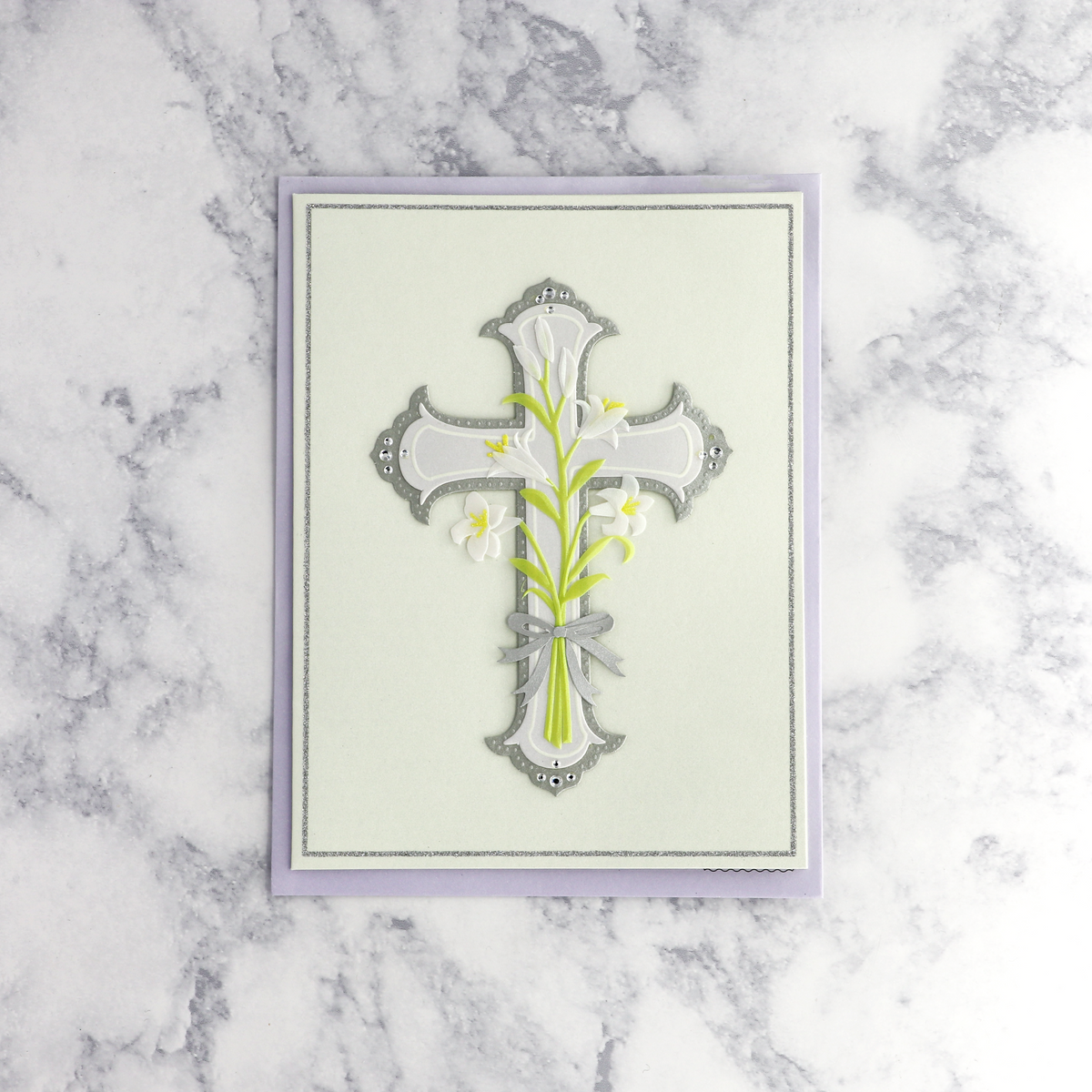 Silver Cross Easter Card – Bonsai Paper Co.