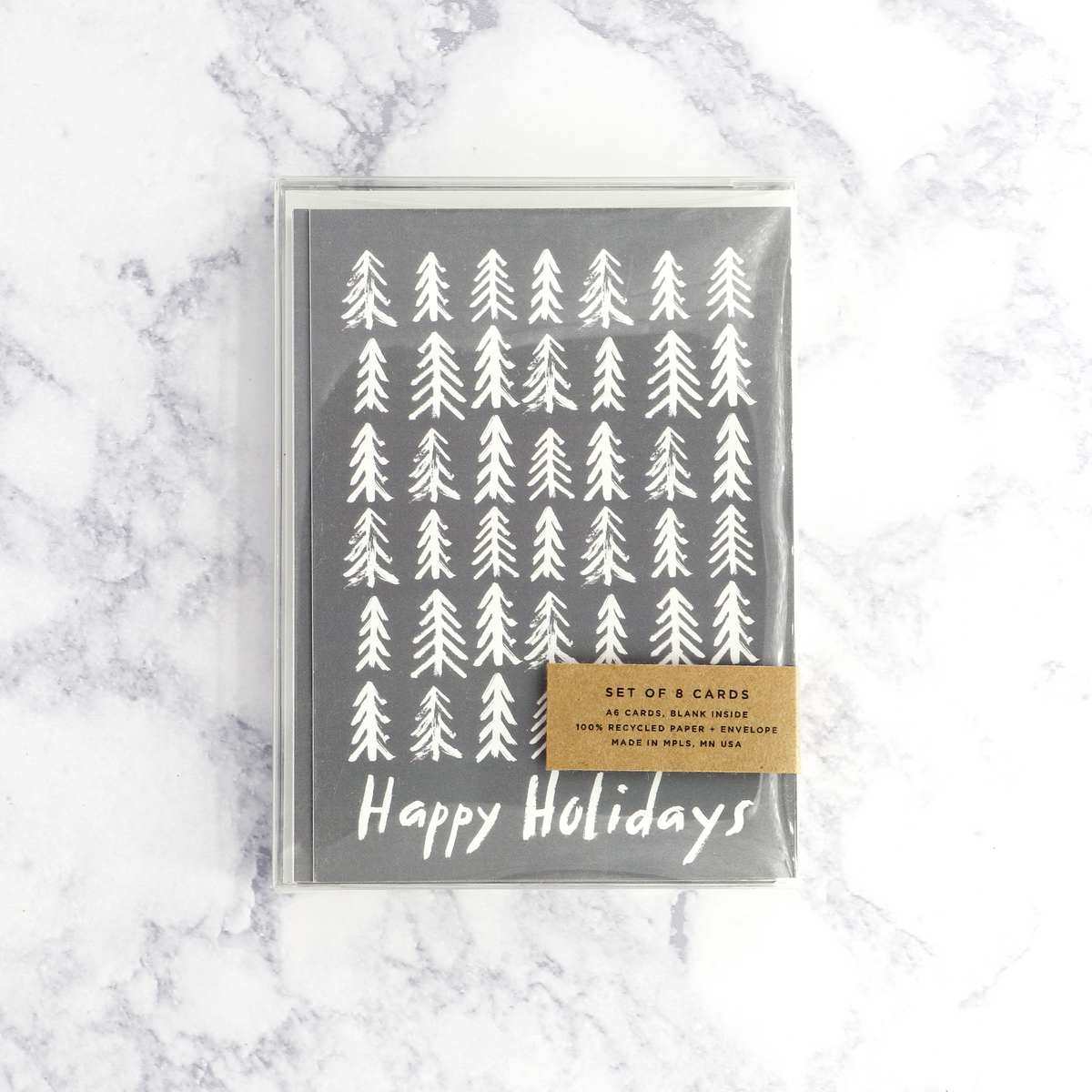 Winter Trees Holiday Boxed Cards (Set of 8) – Bonsai Paper Co.